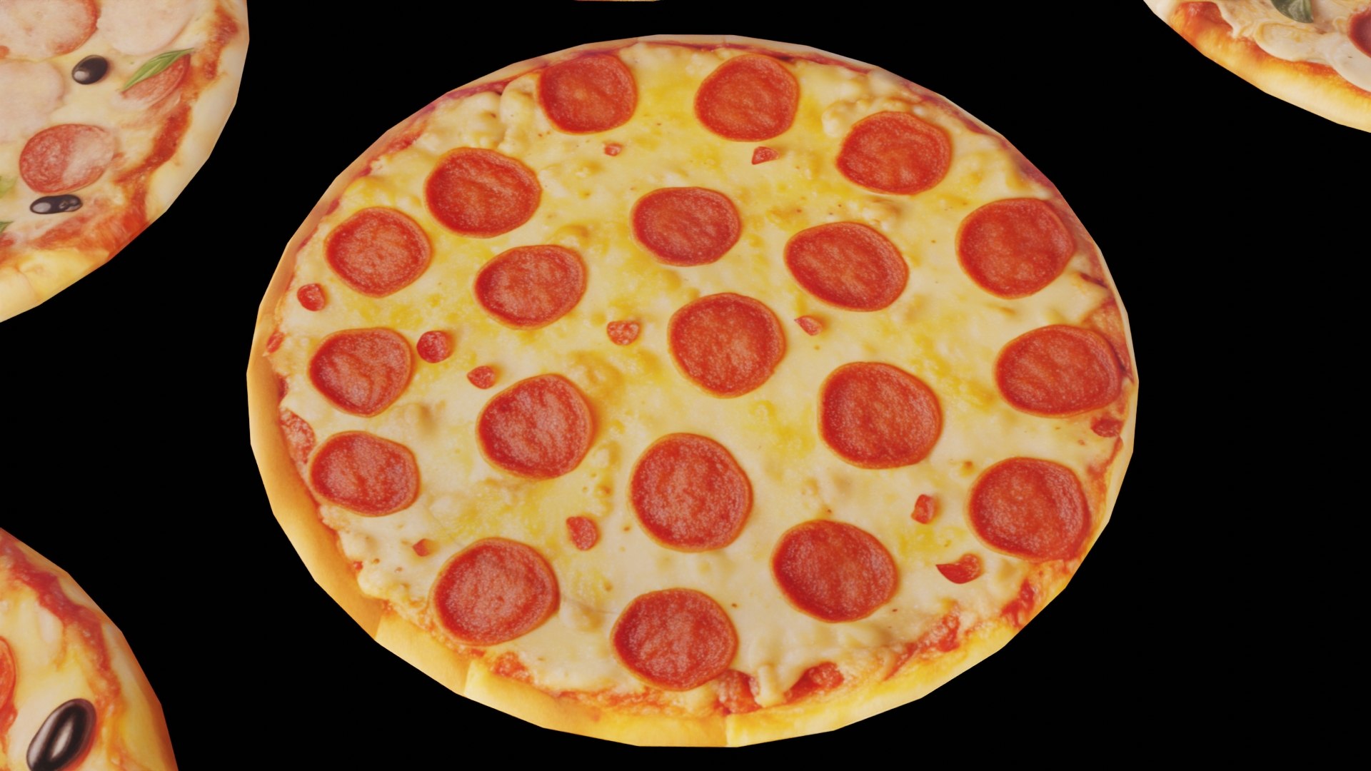 3D Pizza Collection Set Fast Food - TurboSquid 2132048
