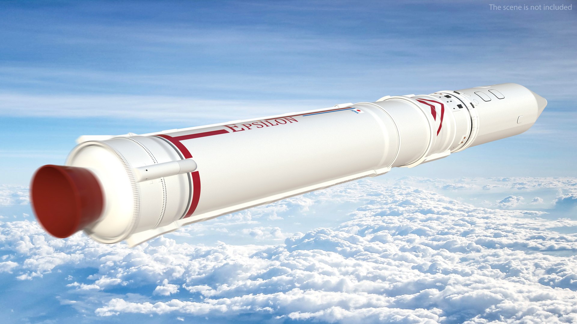 Japanese Epsilon Rocket 3D - TurboSquid 2040470