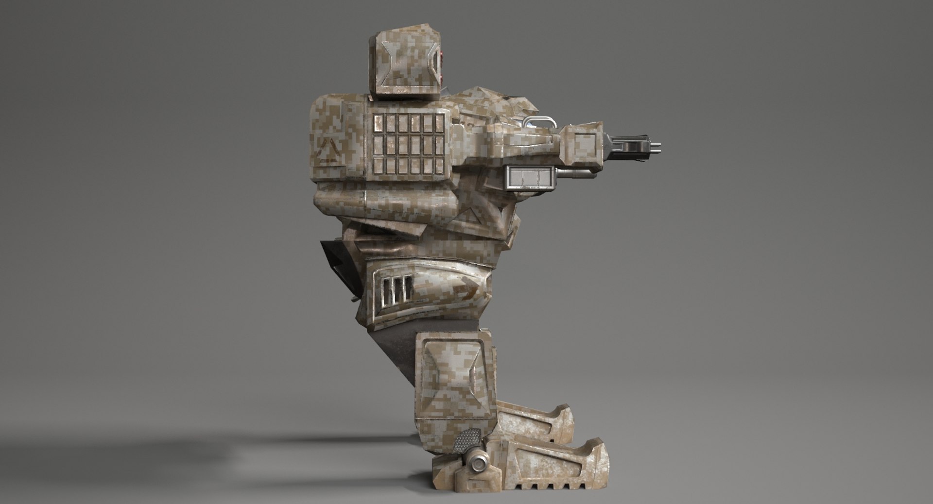 Military Mech Model - TurboSquid 1363908