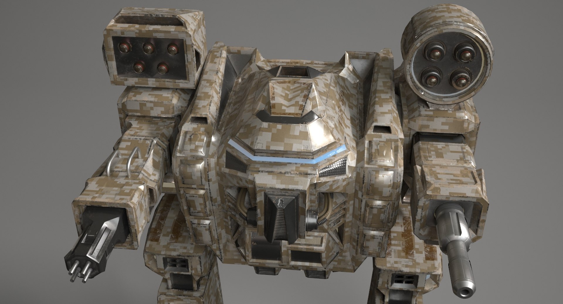 Military Mech Model - TurboSquid 1363908