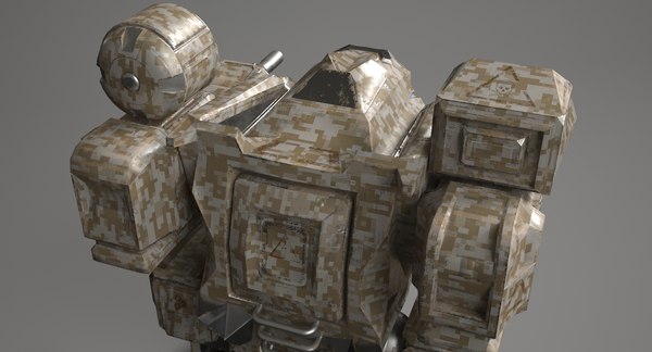 Military mech model - TurboSquid 1363908