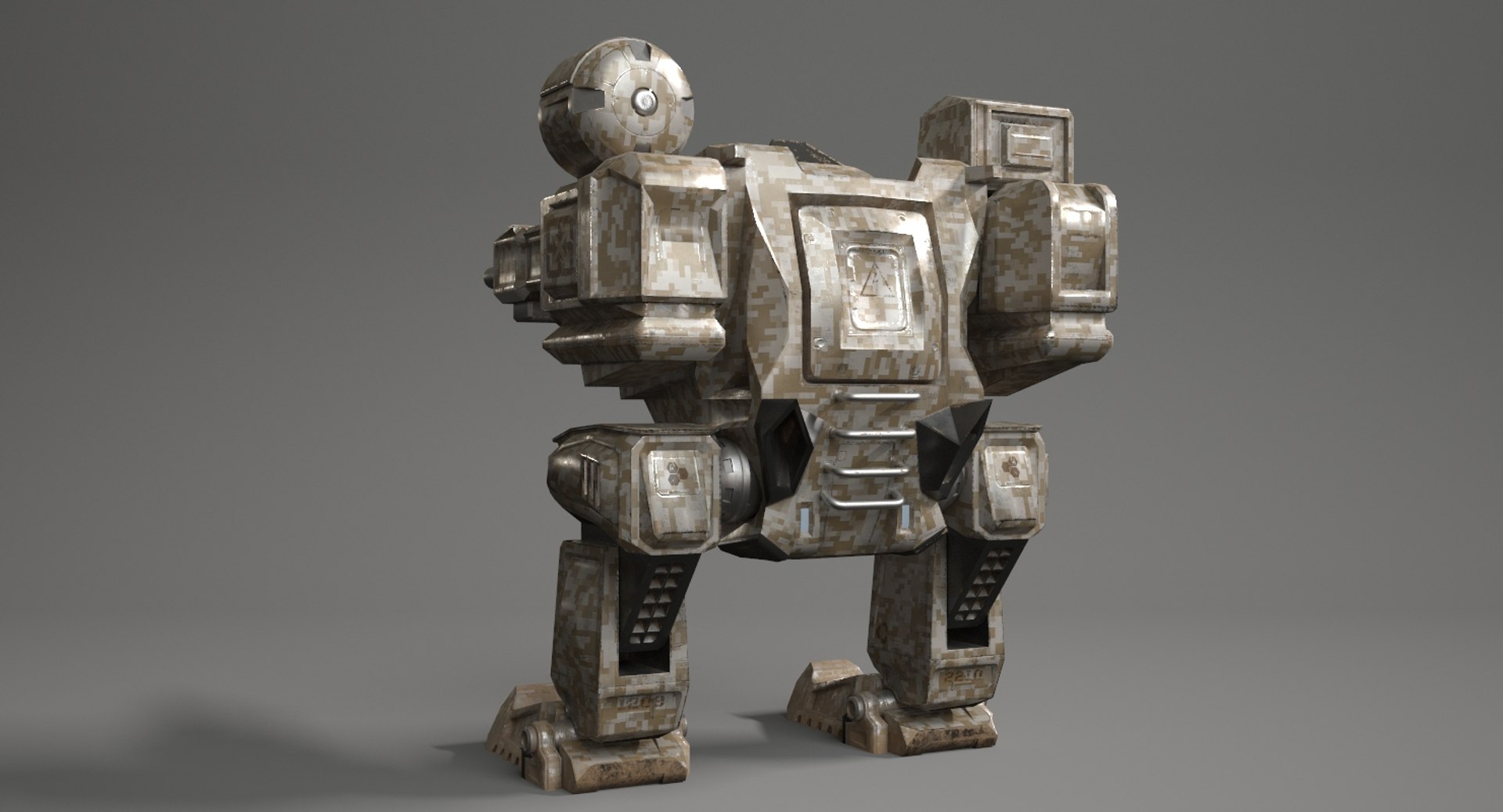 Military Mech Model - TurboSquid 1363908