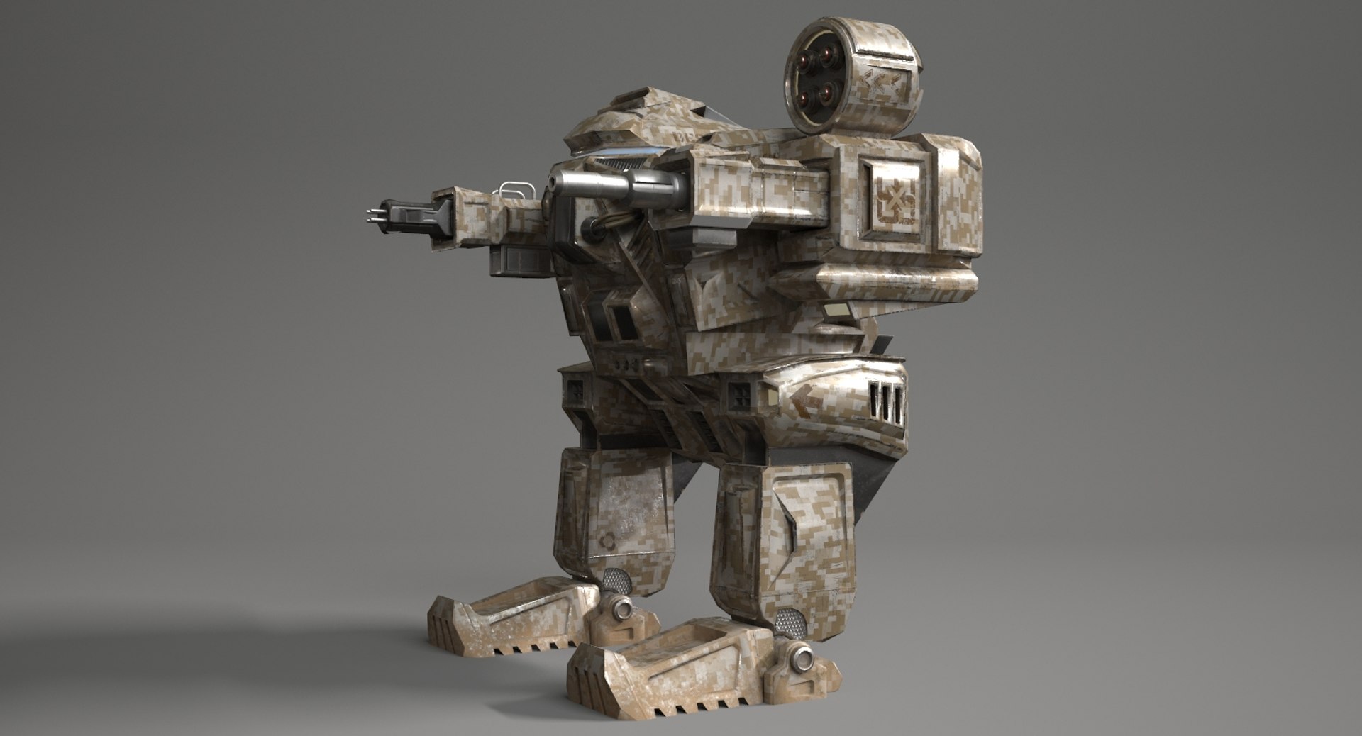 Military Mech Model - TurboSquid 1363908