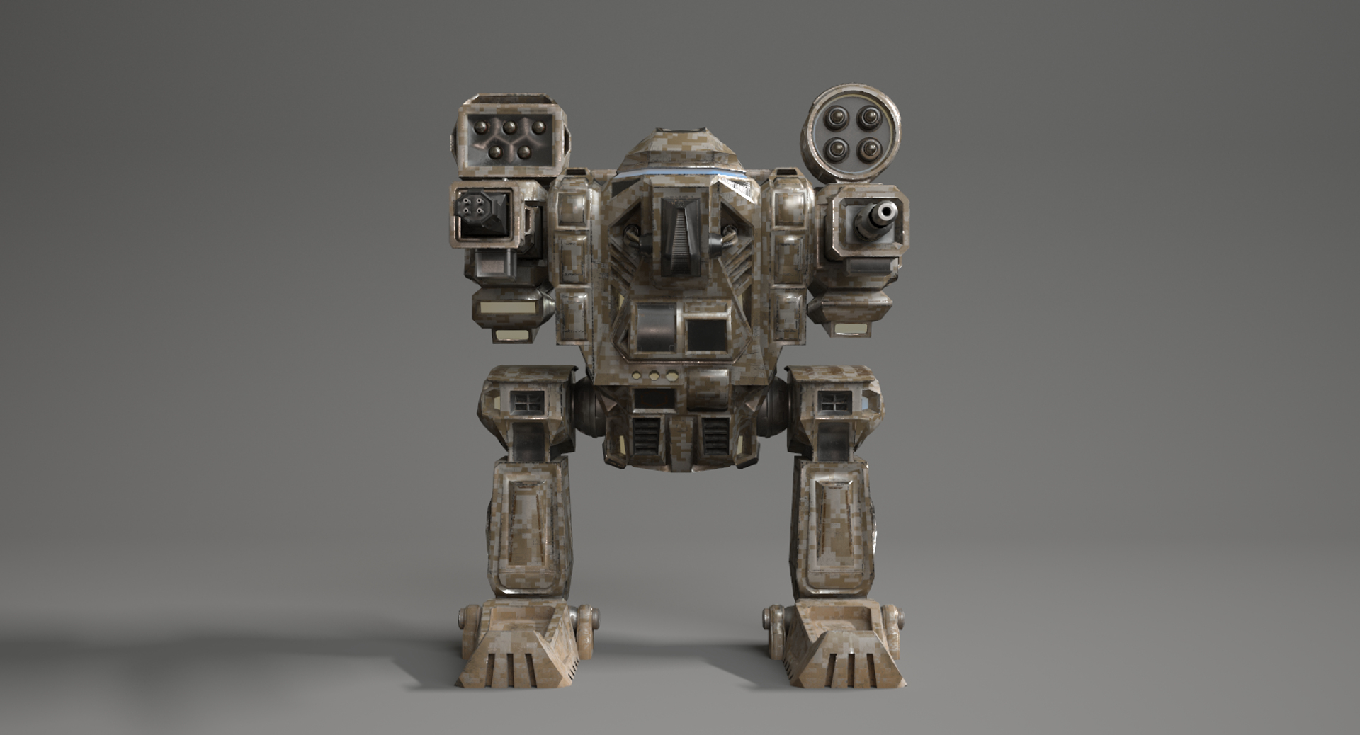 Military Mech Model - TurboSquid 1363908