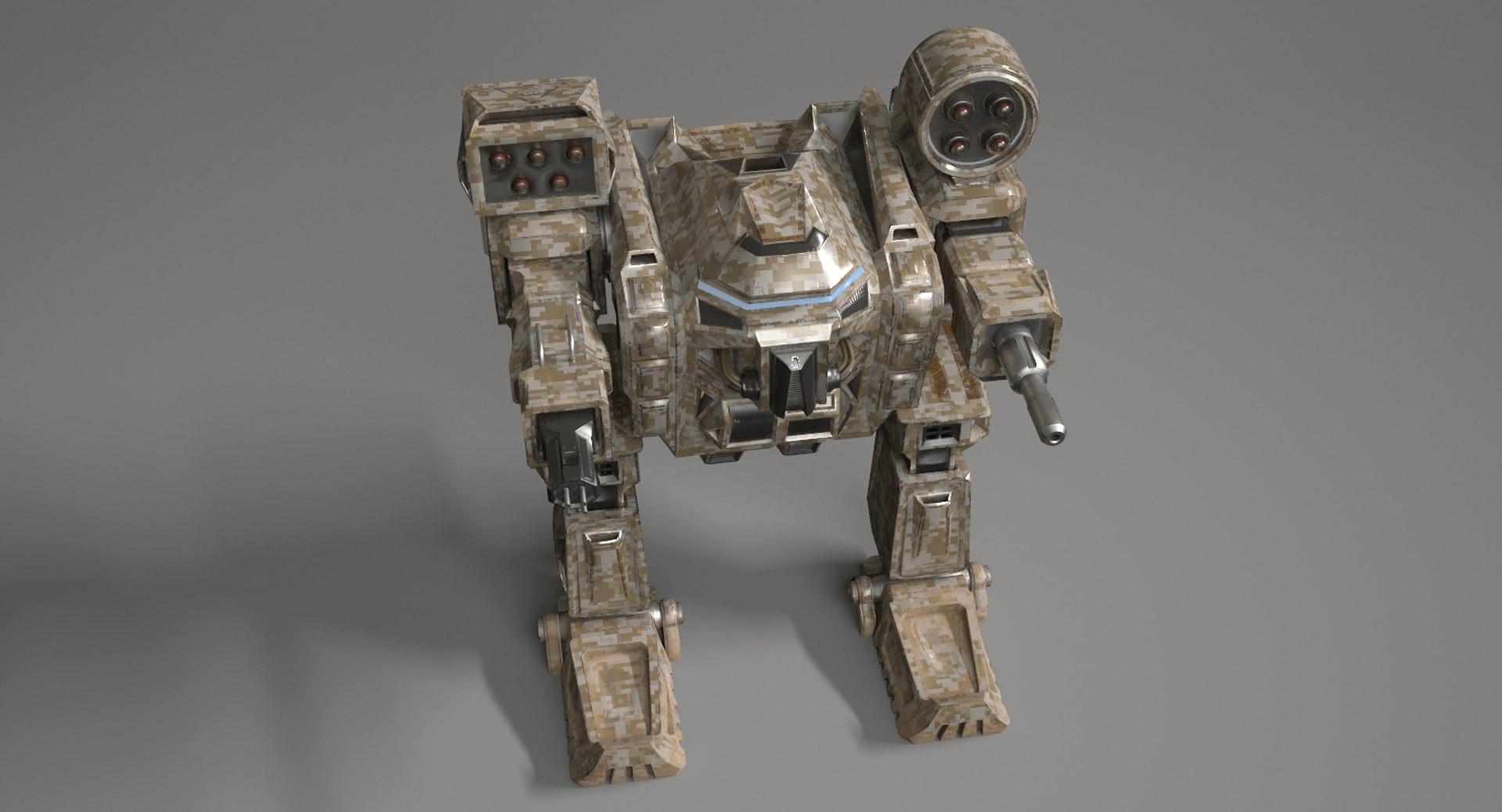 Military Mech Model - TurboSquid 1363908