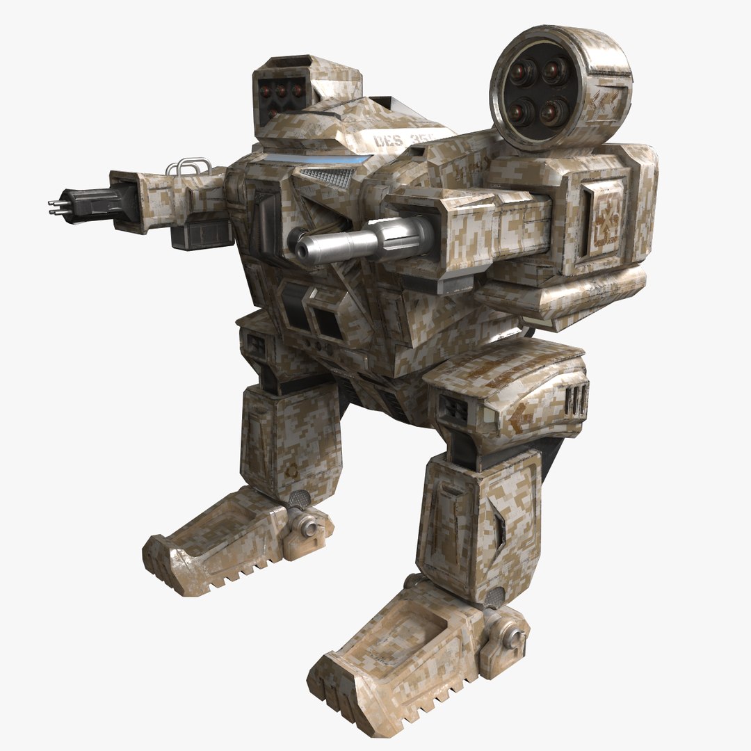 Military mech model - TurboSquid 1363908