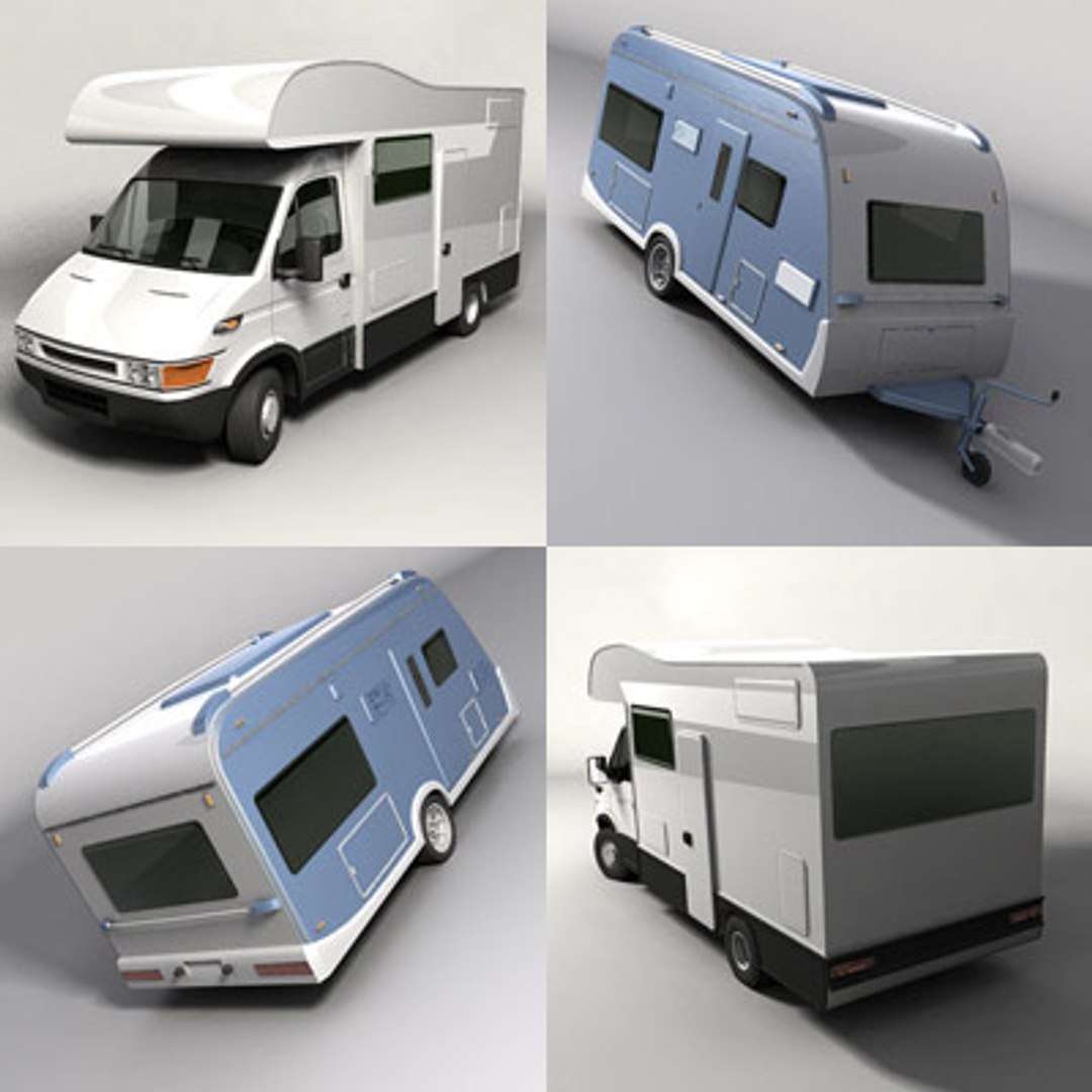 3ds max caravan camper