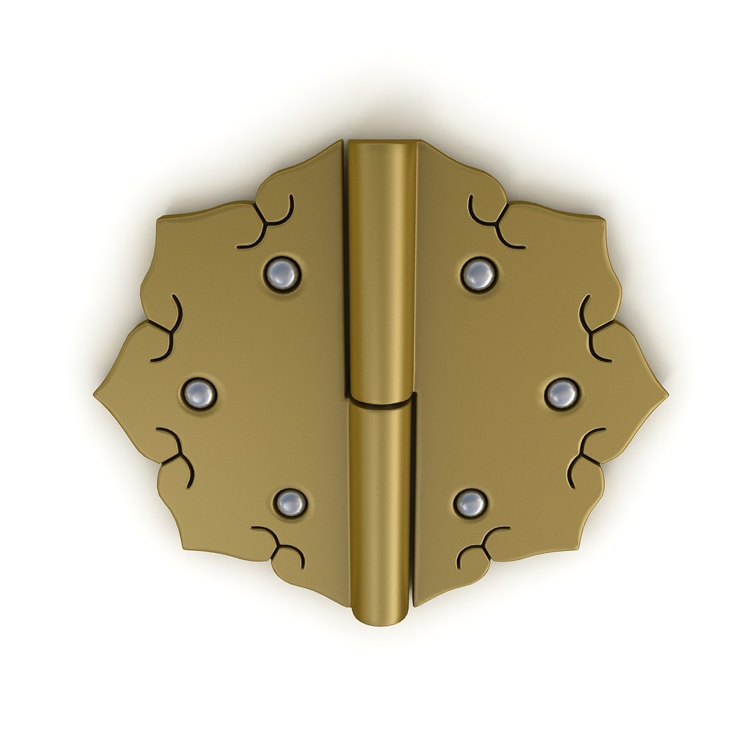 3ds Retro Door Gate Hinge