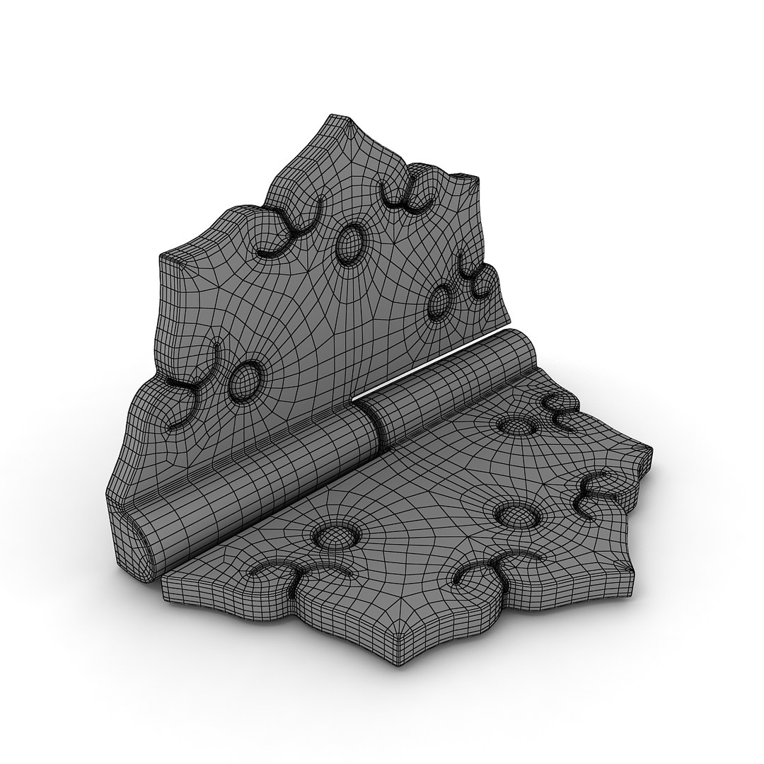 3ds Retro Door Gate Hinge