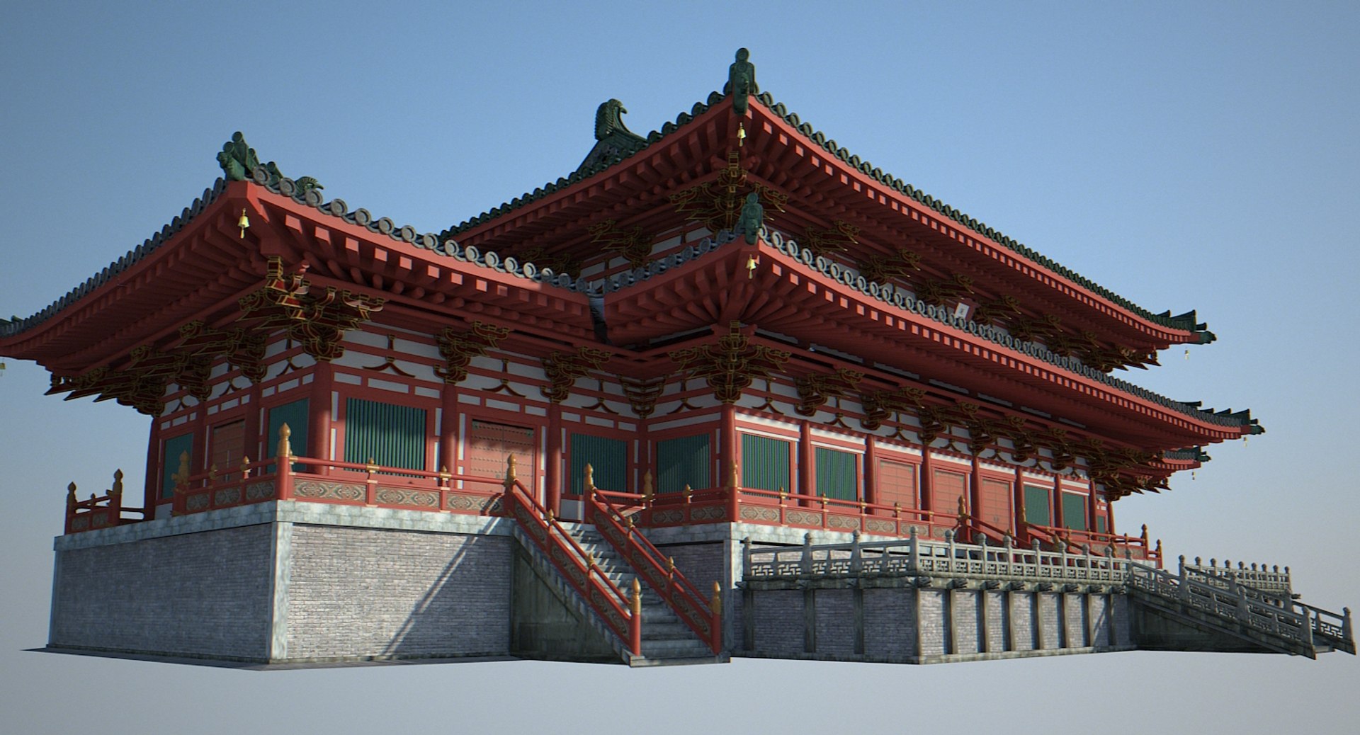 3d X Chinese Architectural Palace