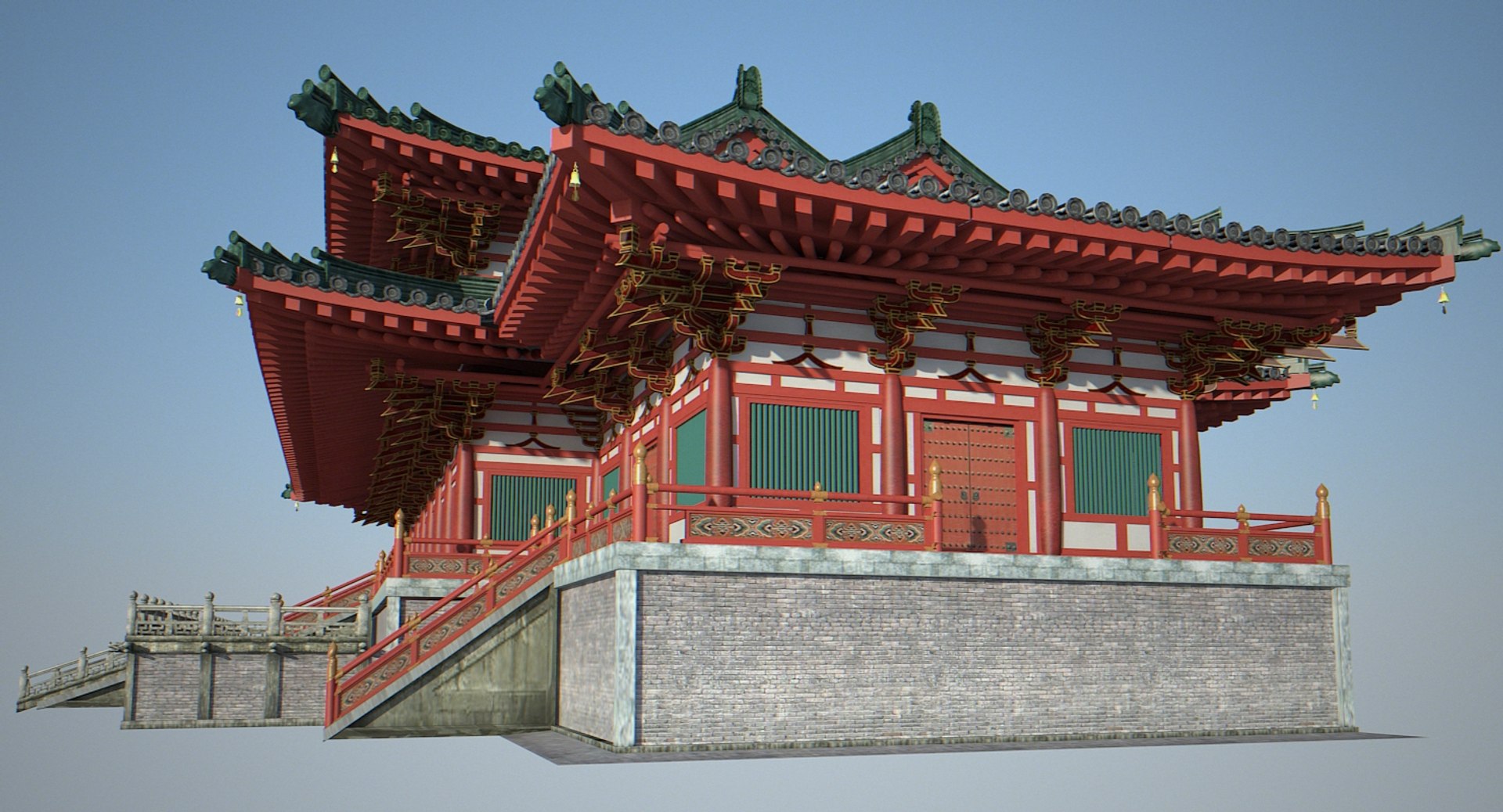 3d X Chinese Architectural Palace