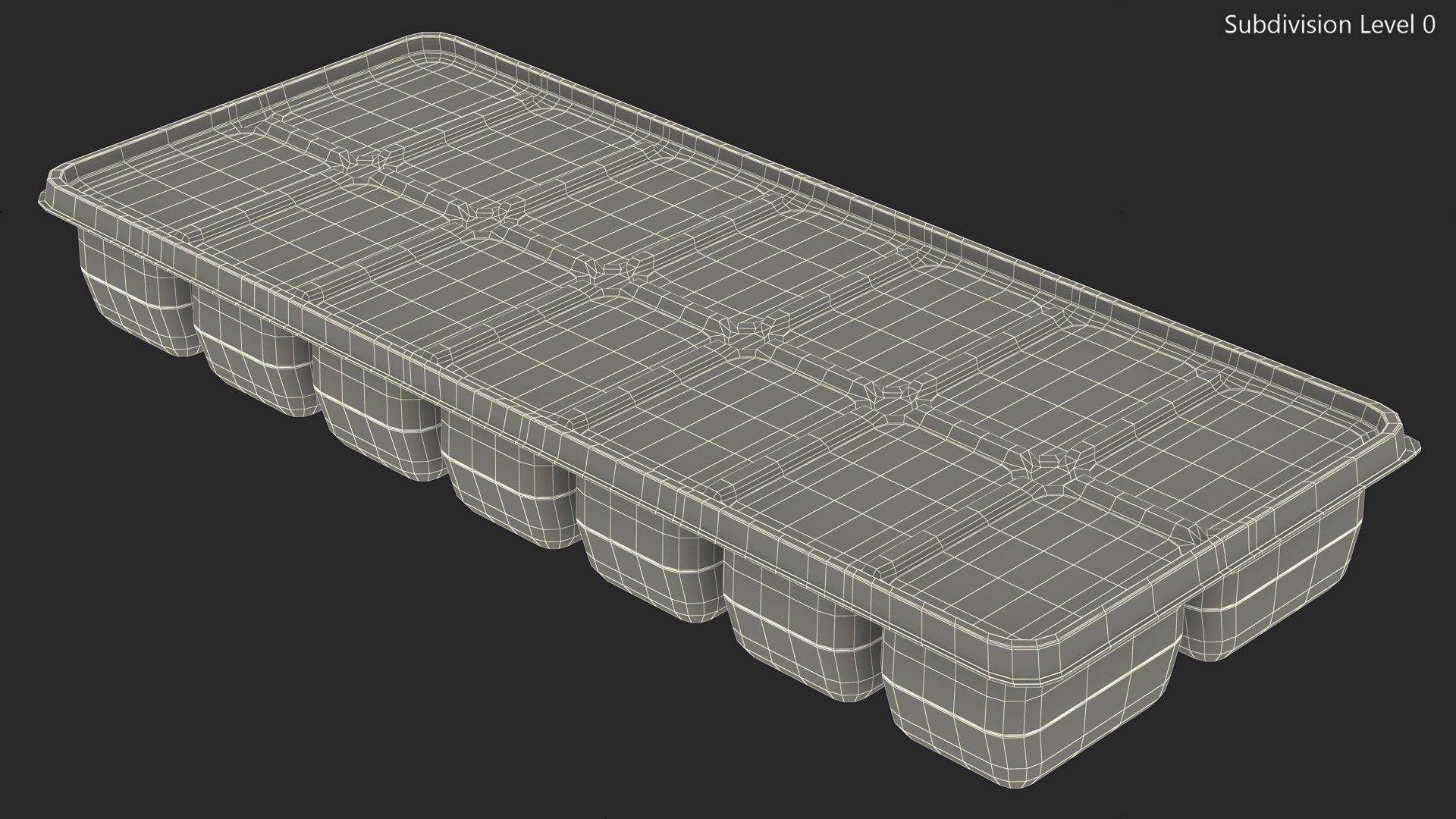 Flexible Ice Cube Mold Green 3D Model - TurboSquid 2080406