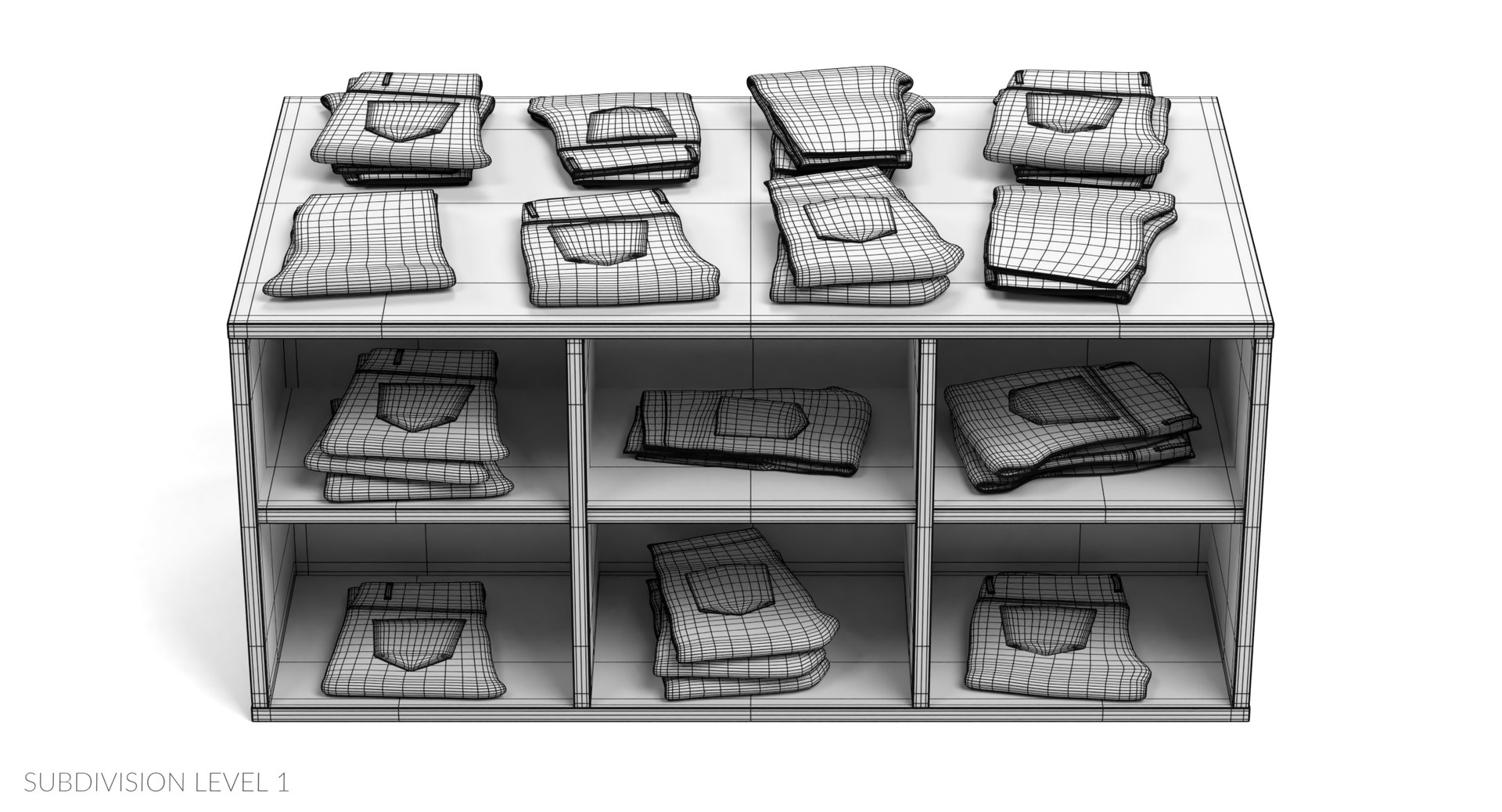 3D stand jeans - TurboSquid 1416940