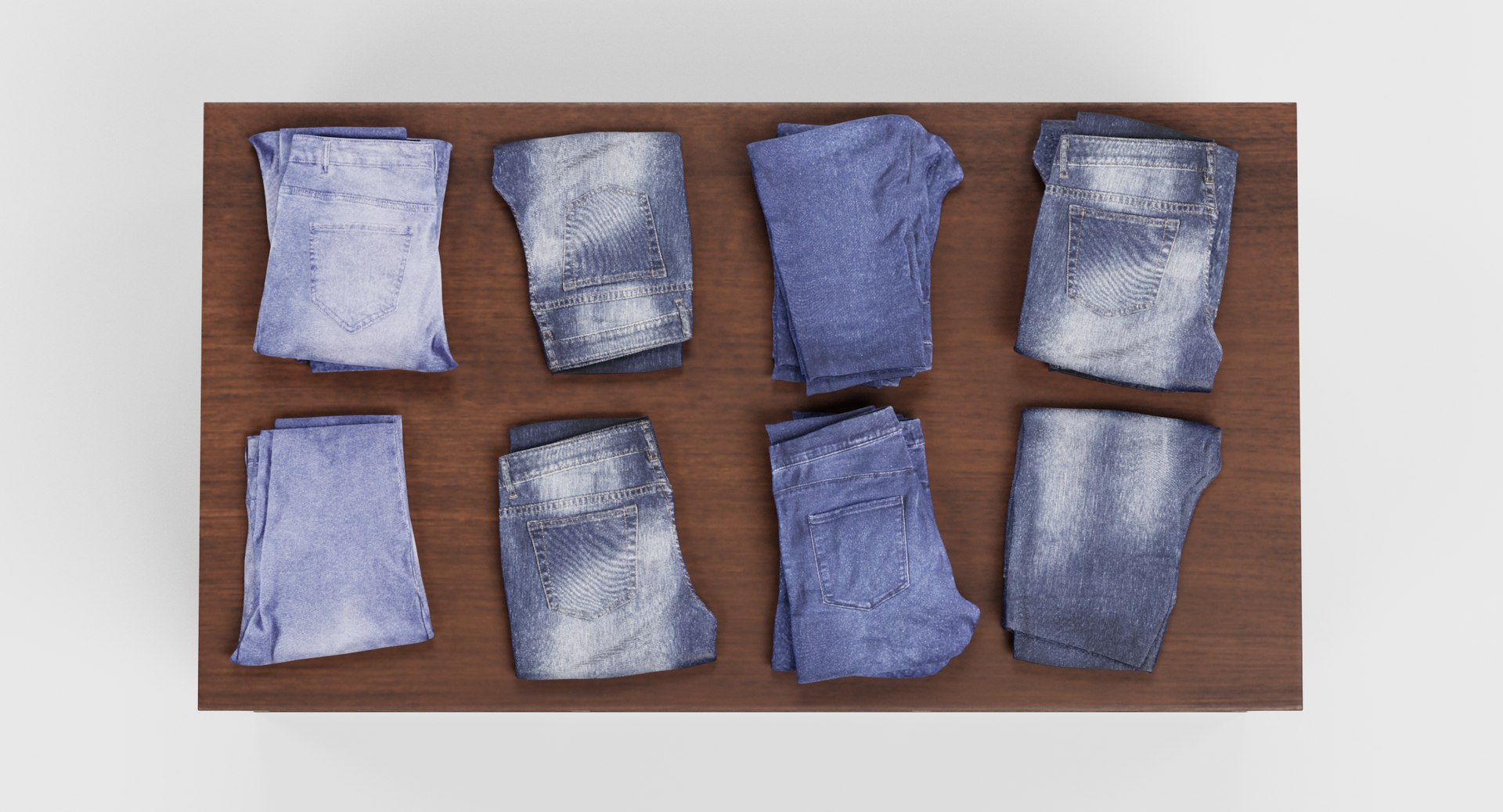 3D stand jeans - TurboSquid 1416940