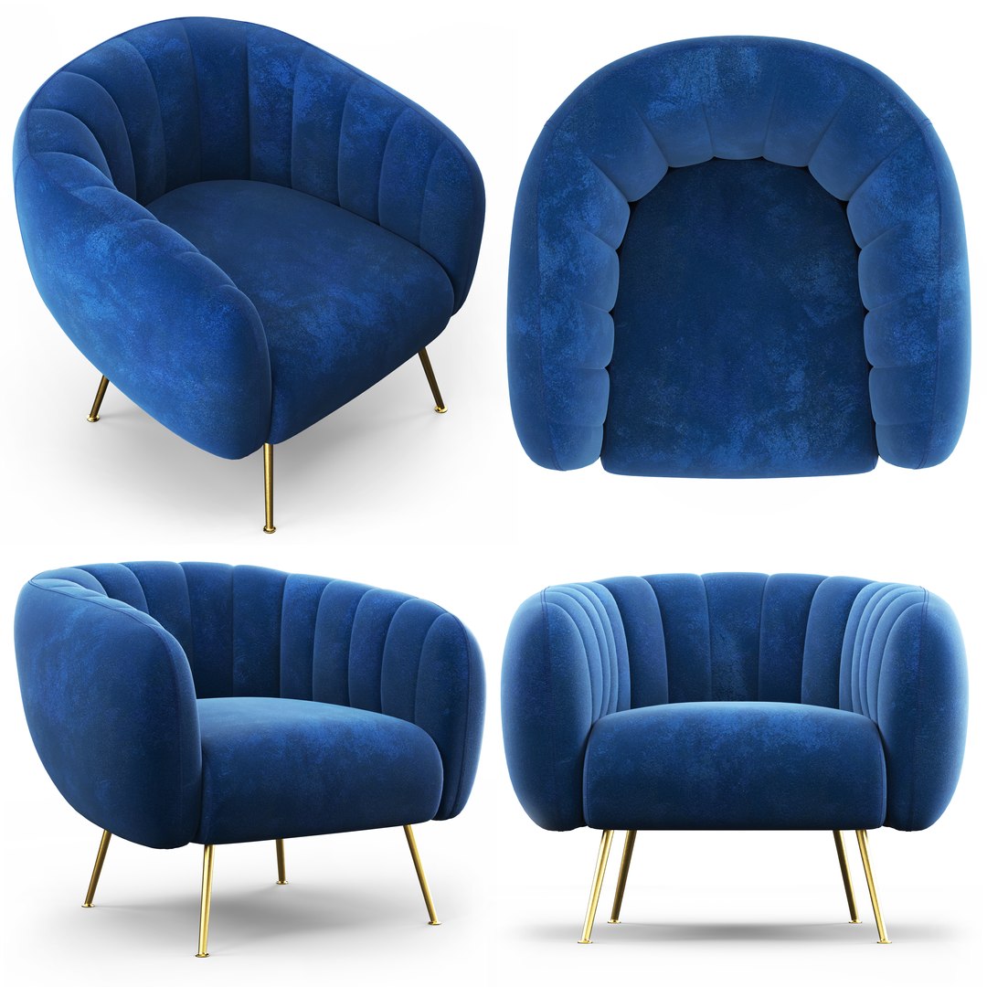 3D Cult Living Effie Armchair model - TurboSquid 2173120
