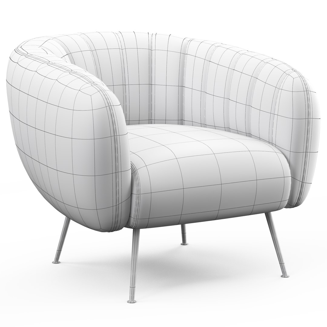 3D Cult Living Effie Armchair model - TurboSquid 2173120