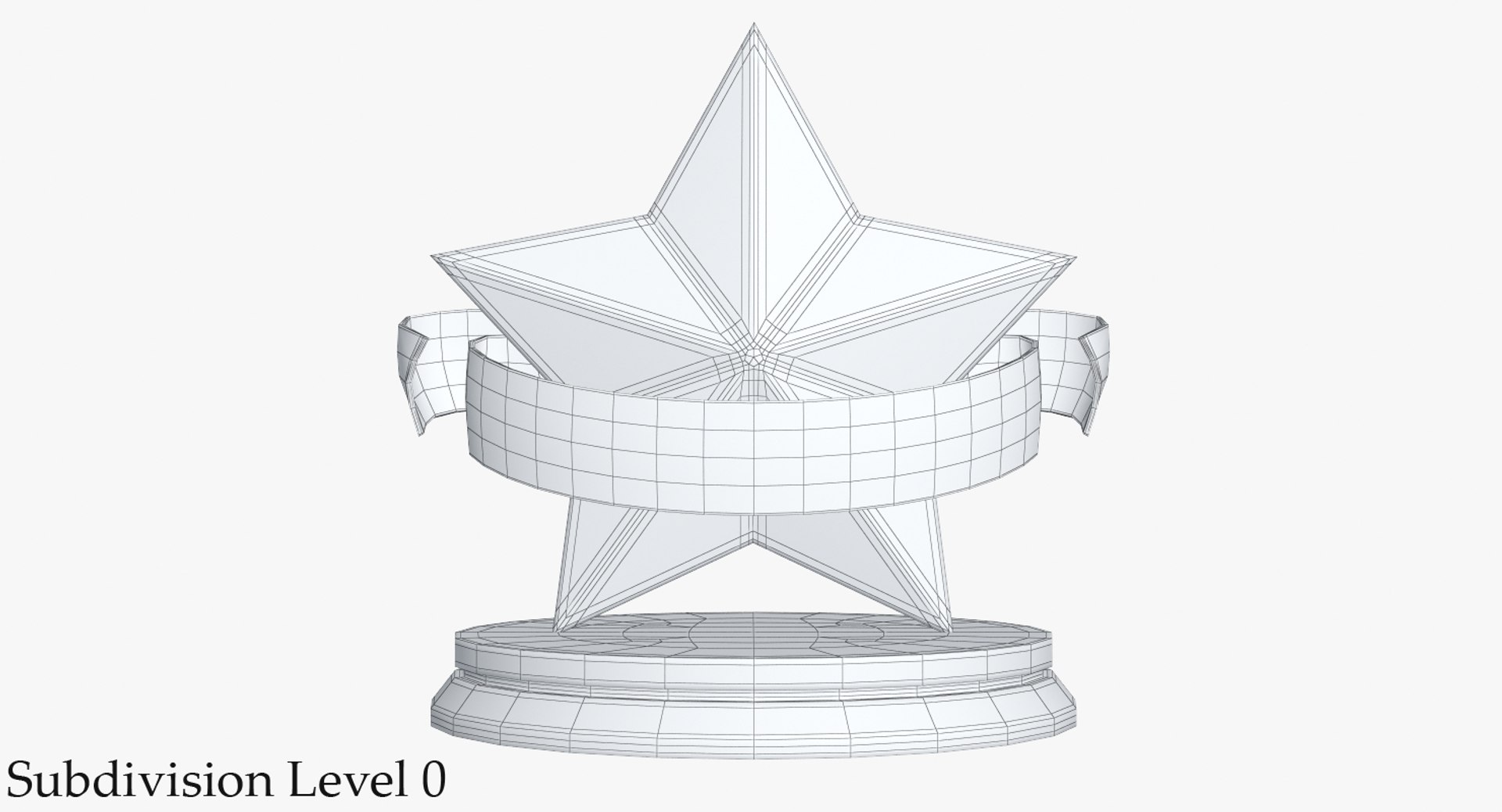 trophy star 1 3d model