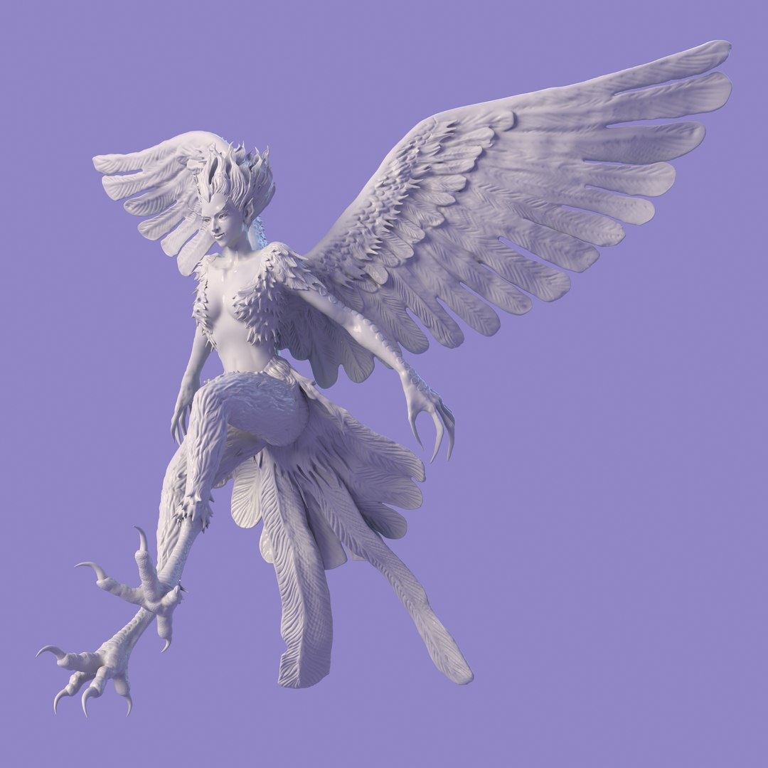 Syrenox Sculpture 3D Model - TurboSquid 1172869