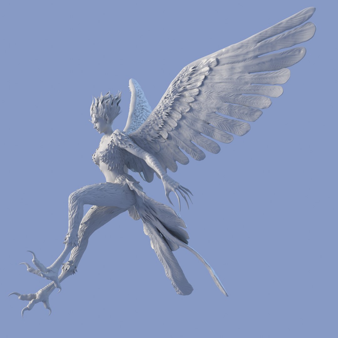 Syrenox Sculpture 3D Model - TurboSquid 1172869