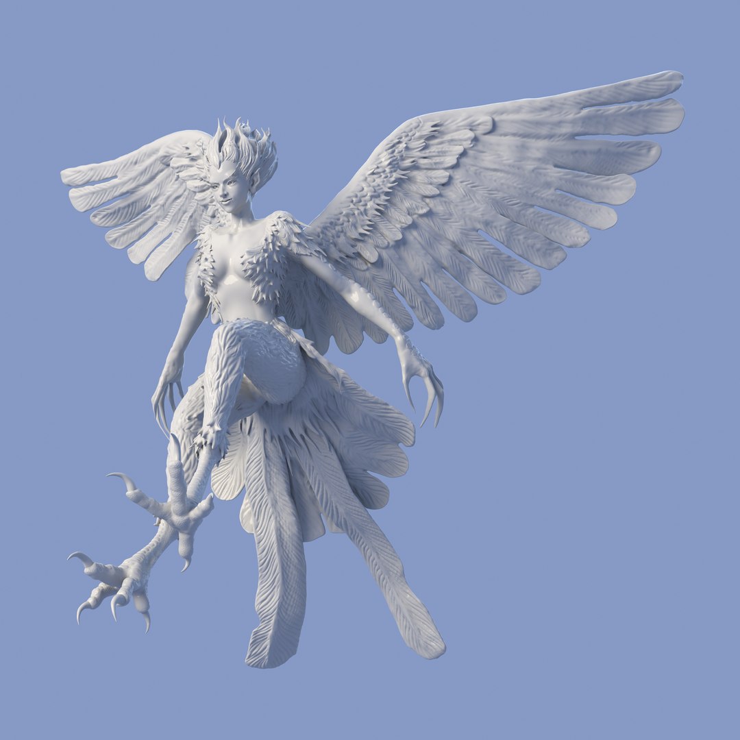 Syrenox Sculpture 3D Model - TurboSquid 1172869