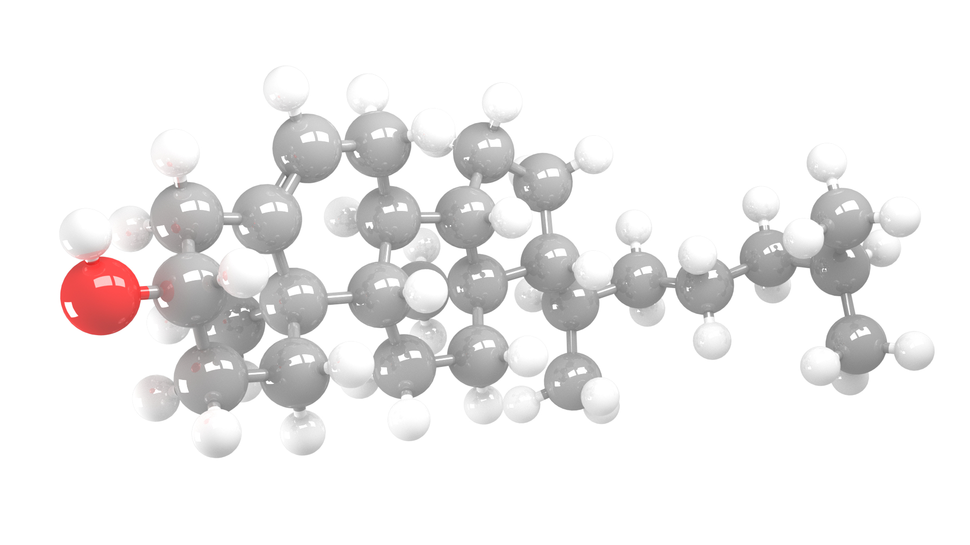 modelo 3d Colesterol - Estructura molecular C27H46O - TurboSquid 1752729