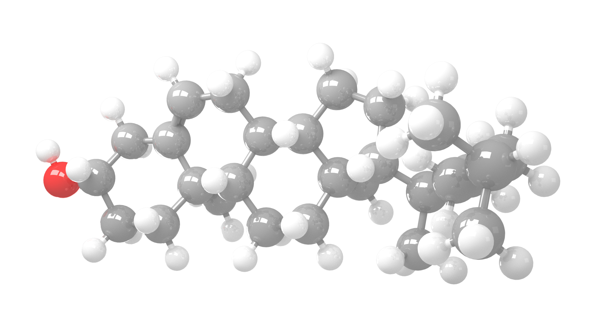 Cholesterol - C27H46O Molecular Structure 3D - TurboSquid 1752729