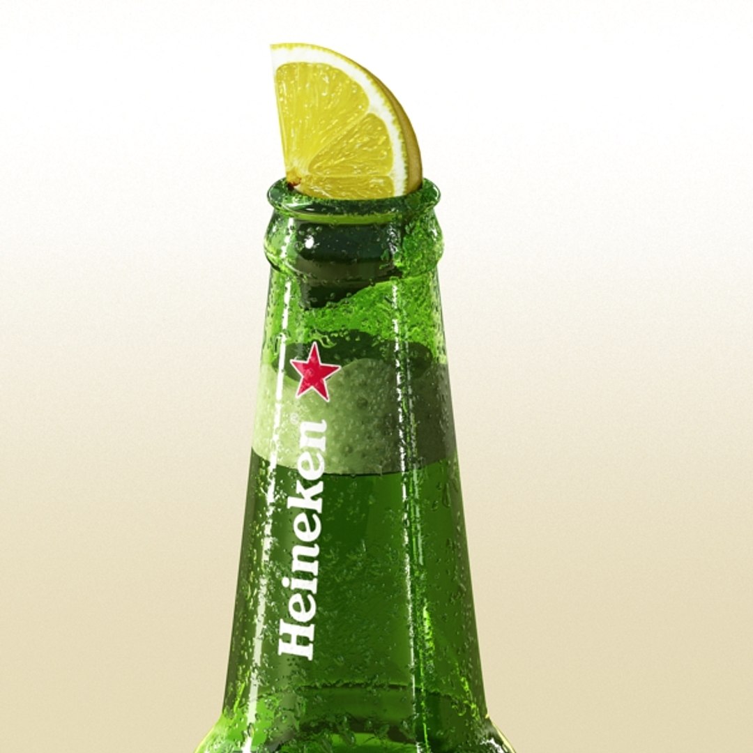 3d Heineken Beer Bottle