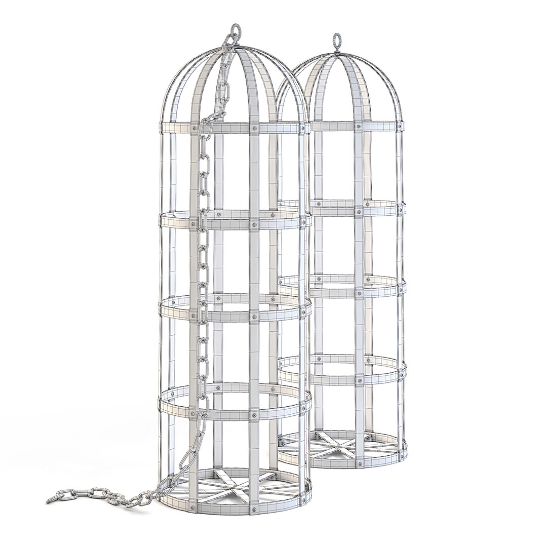 3D Round Cage Model - TurboSquid 2291880