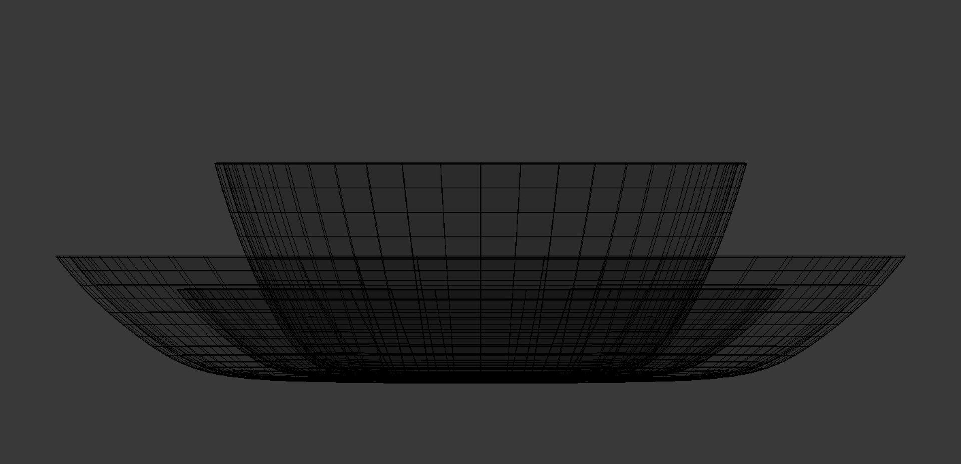 3d Model Square Plate Set