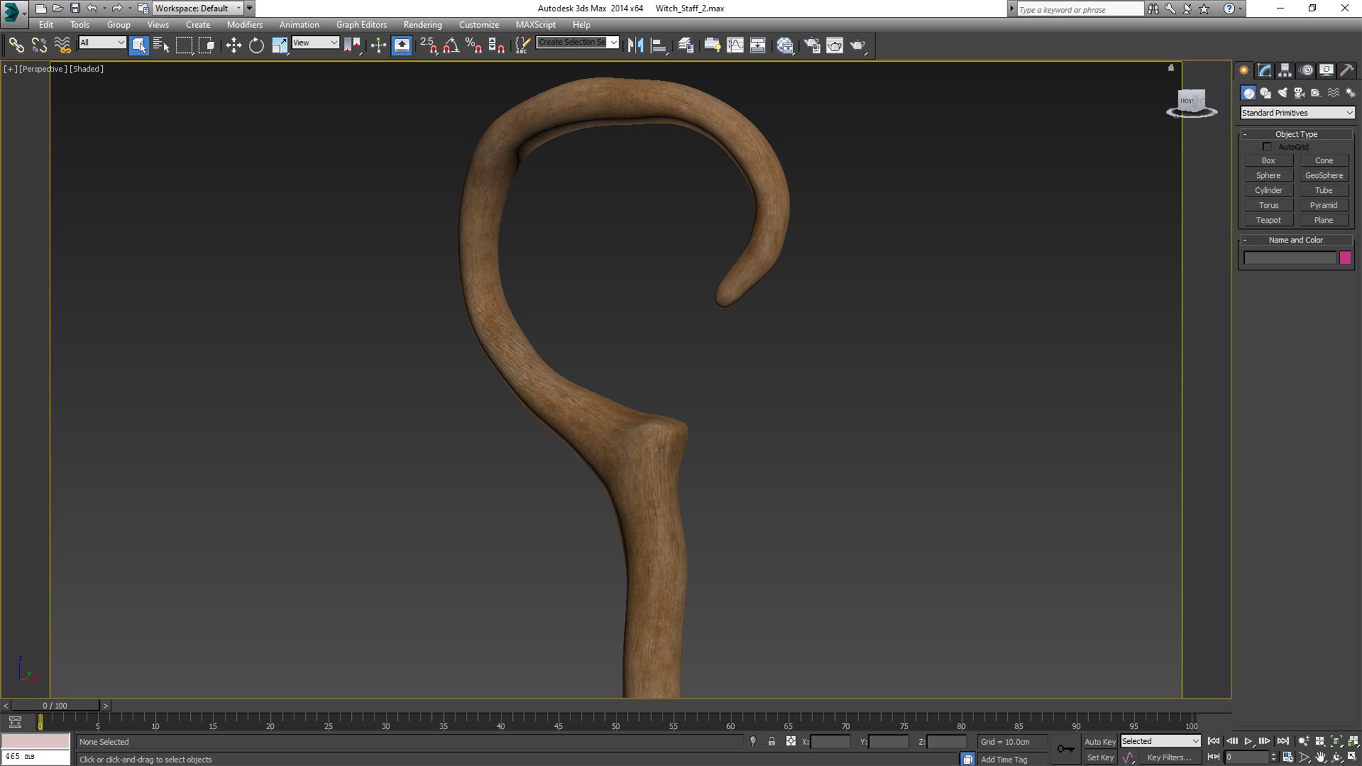 3D Model Witch Staff 2 - TurboSquid 1774135