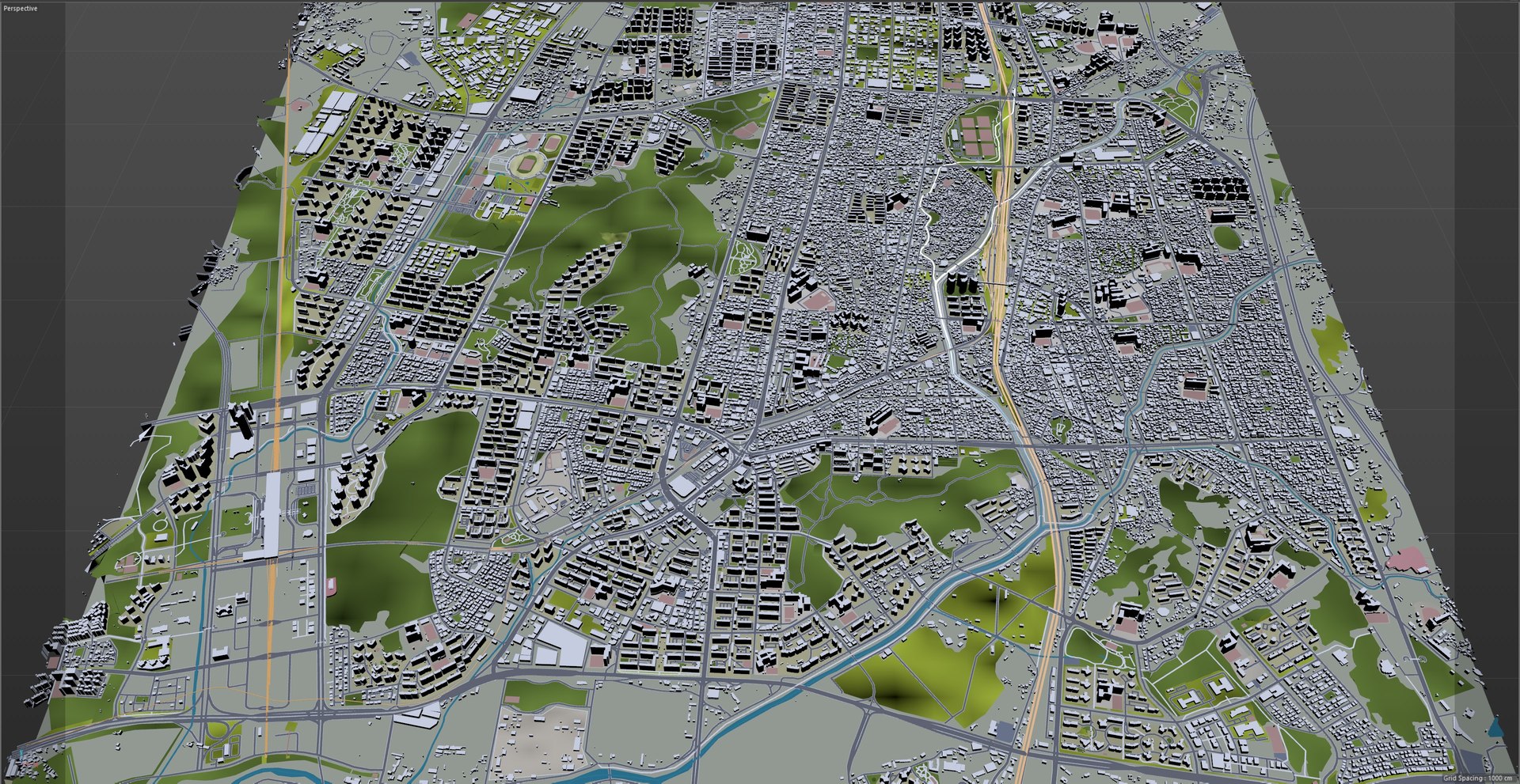 3D Cheonan Downtown South Korea - TurboSquid 1988740