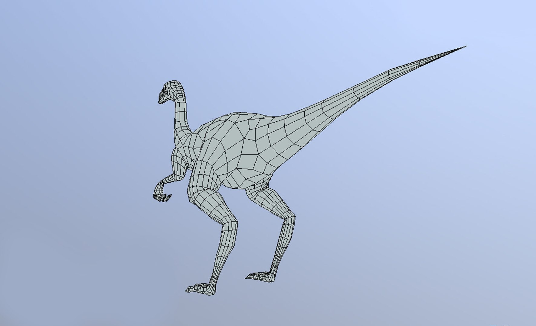 3D model thai dinosaur kinnareemimus - TurboSquid 1341966