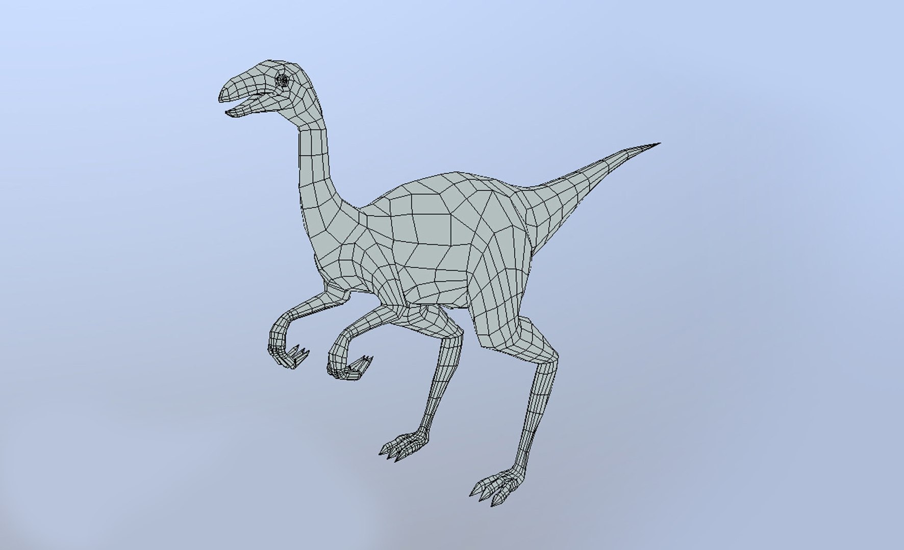 3D model thai dinosaur kinnareemimus - TurboSquid 1341966