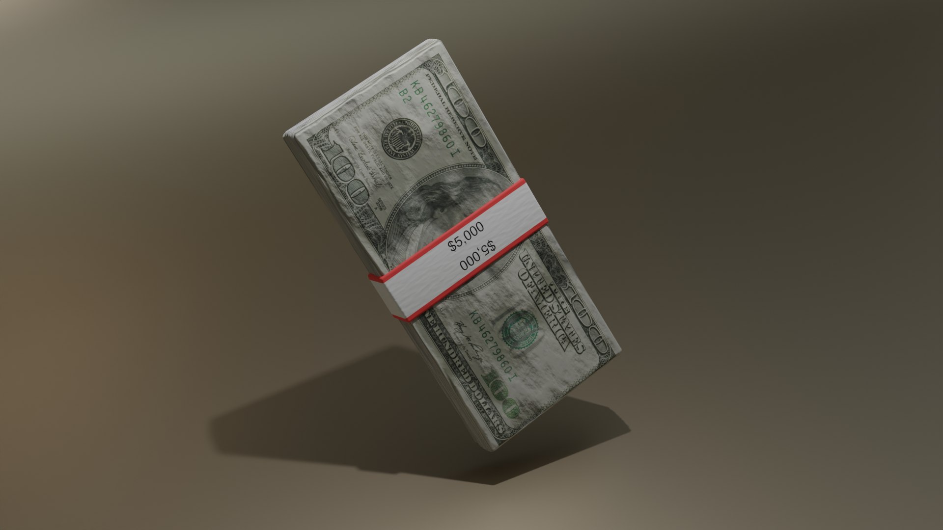 3D Money Bundle 3D Model Model - TurboSquid 1994253