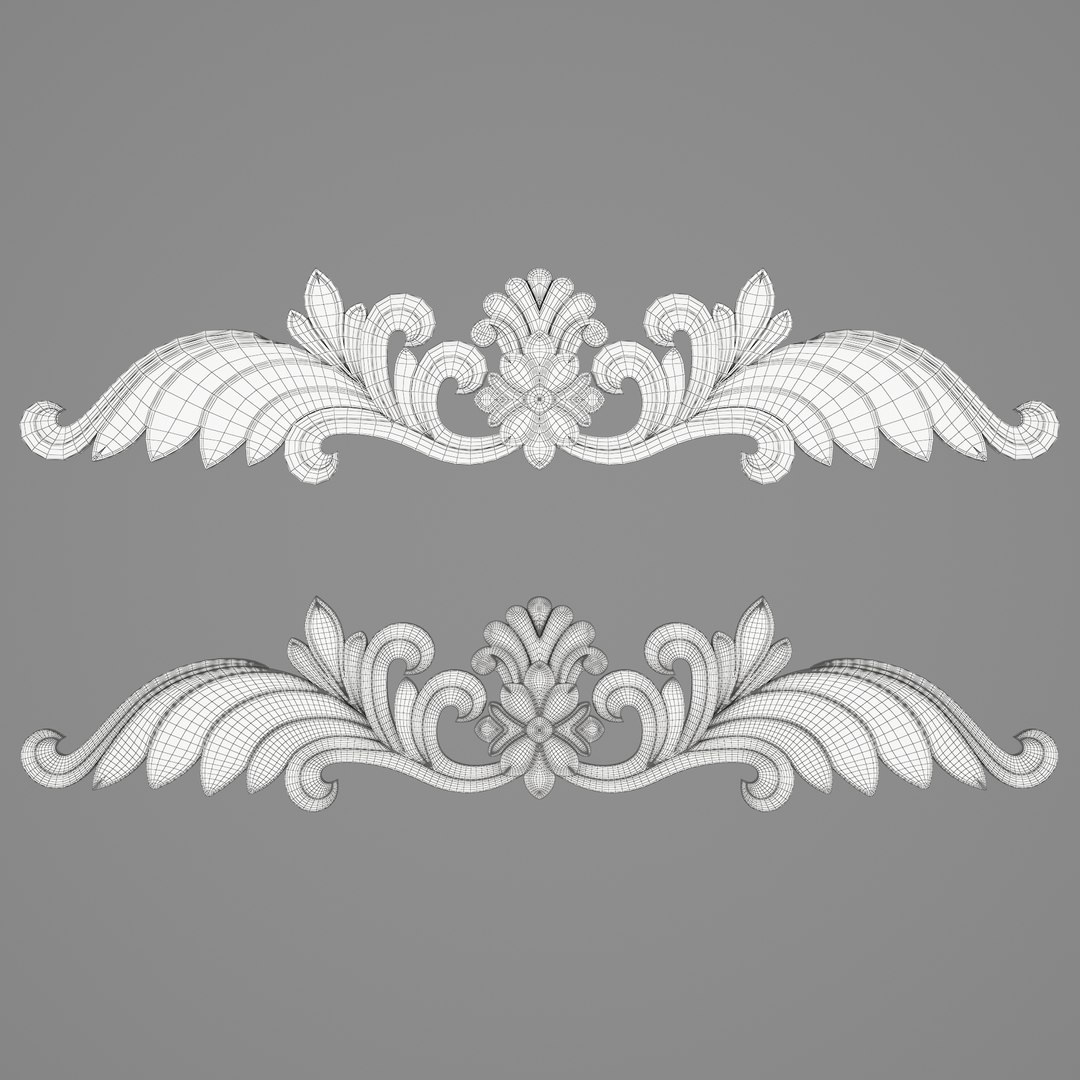 3D Classic Carved 008 Model - TurboSquid 2011572