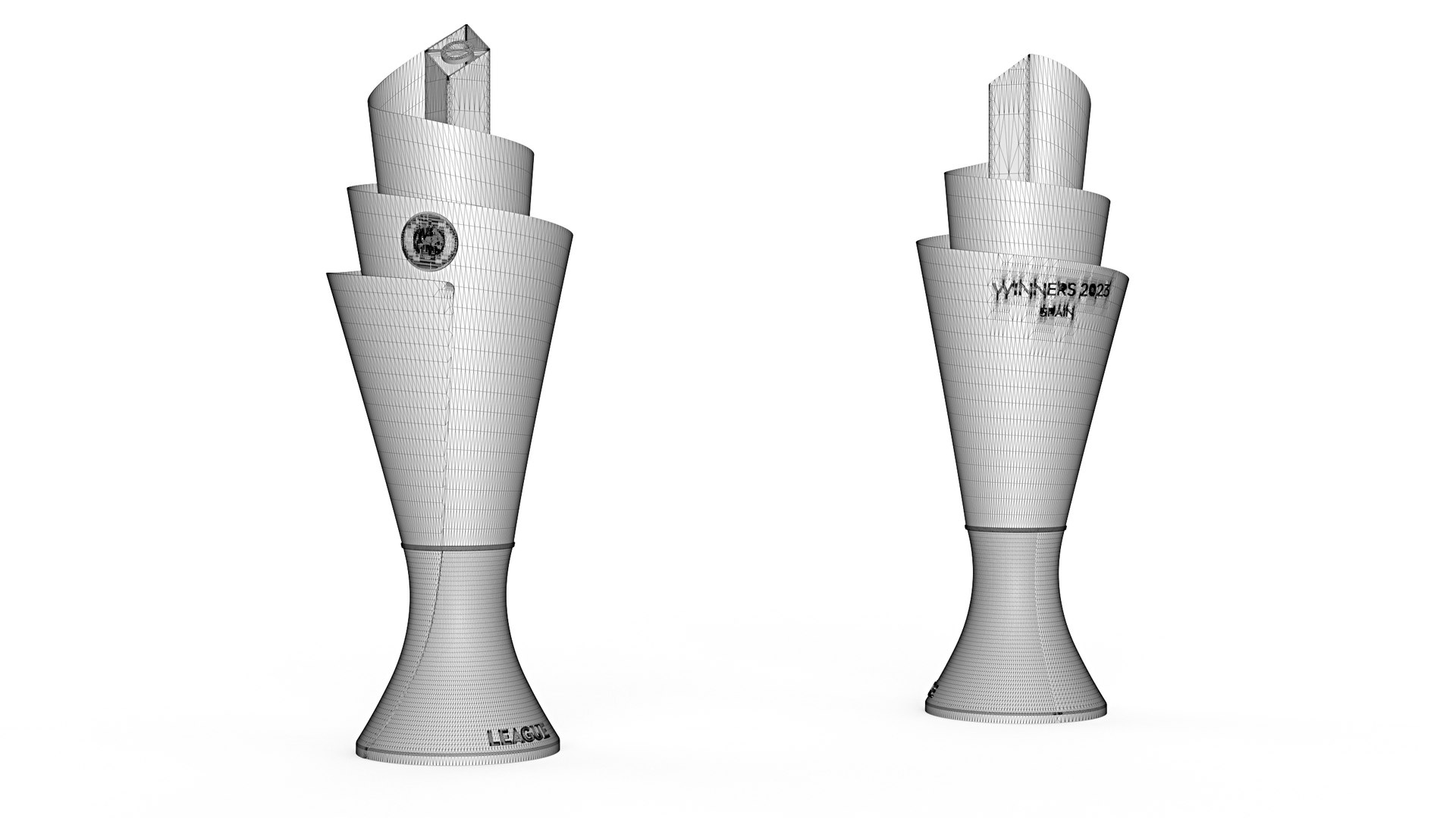 International Football Championship Trophy 3D Model - TurboSquid 2302145