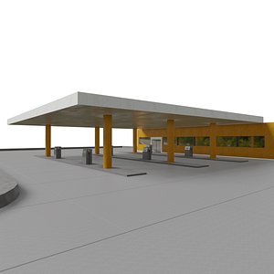 Gas Station Blender Models for Download | TurboSquid