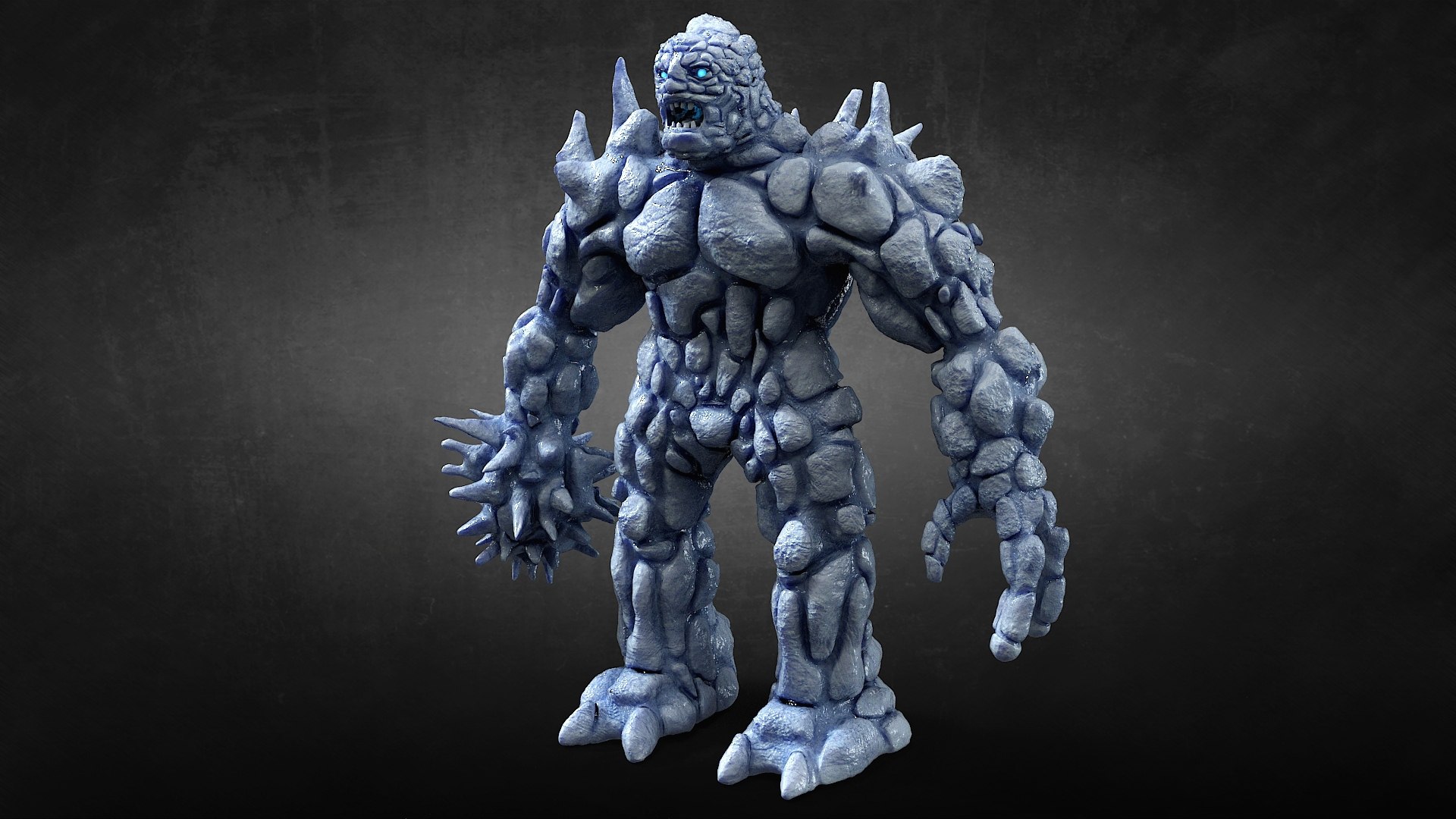 3D Model Ice Elemental Golem - TurboSquid 2073127