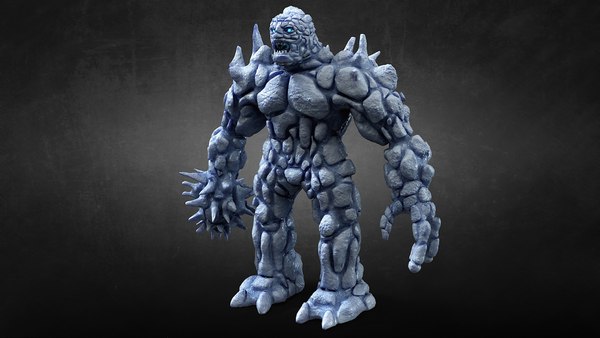 modelo 3d Gólem elemental de hielo - TurboSquid 2073127