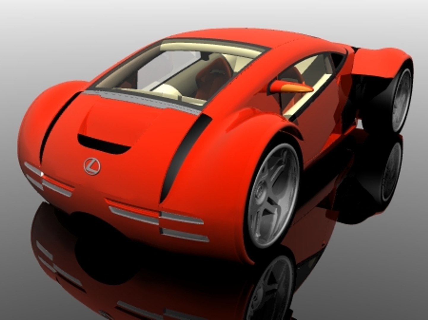 Lexus Cs 2054 Concept 3d Model