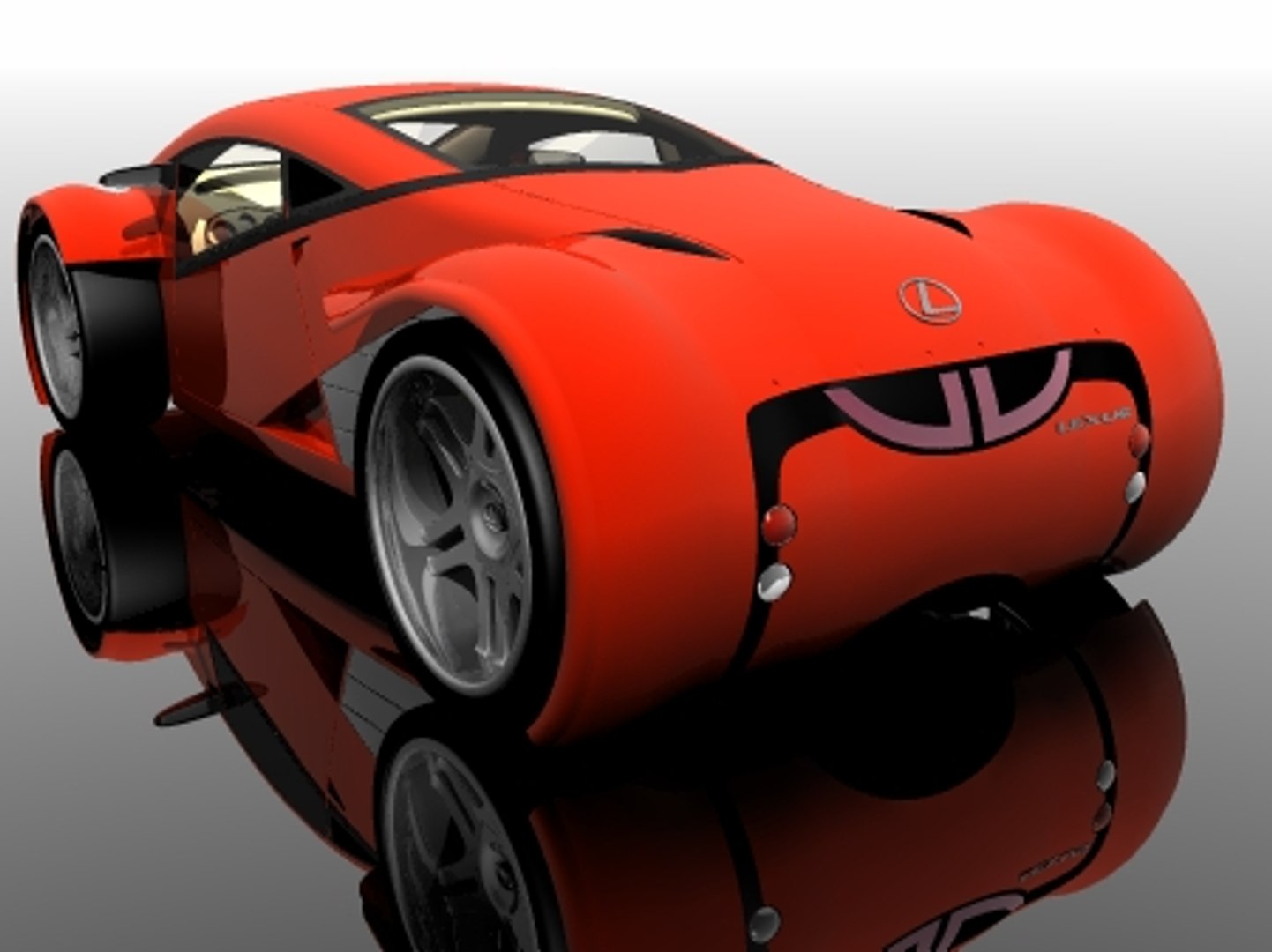 Lexus Cs 2054 Concept 3d Model