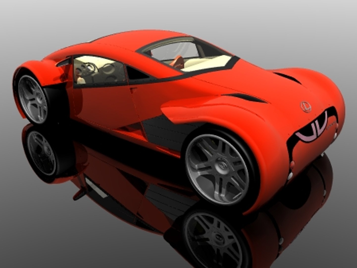 Lexus Cs 2054 Concept 3d Model