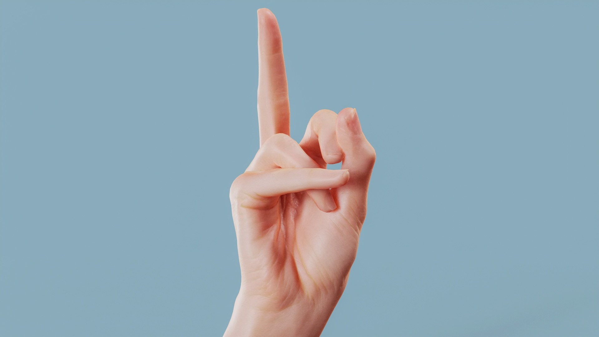 22 Female Single Hands Poses Model - TurboSquid 2200487