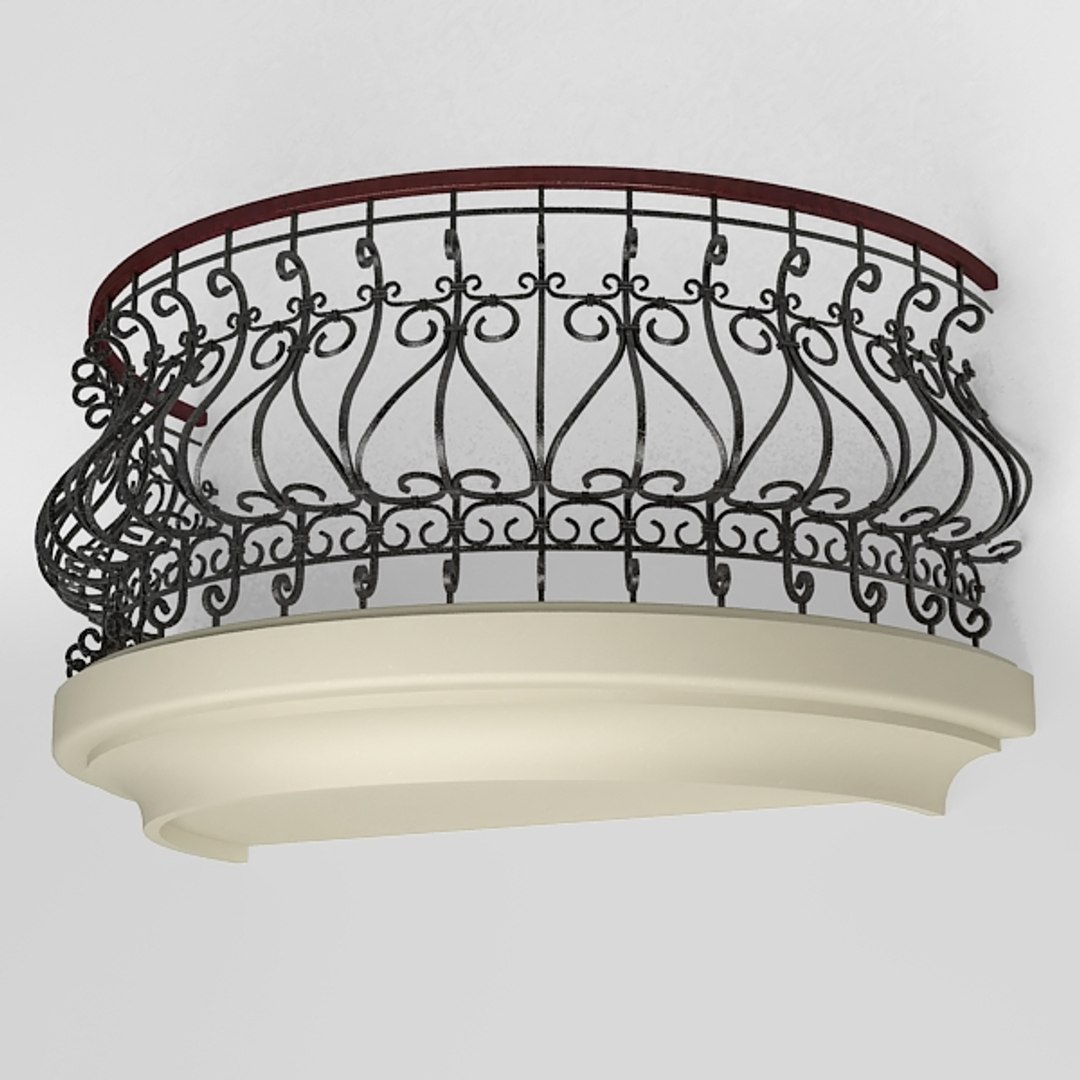 3ds Max Balcony