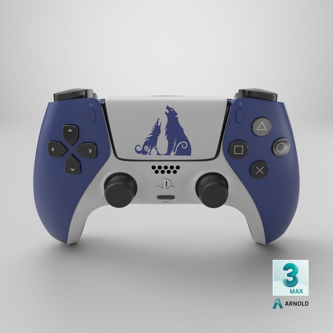3D Detailed GOW Dualsense Controller - TurboSquid 2327156