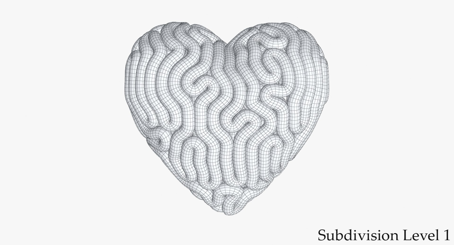 3D Heart Shaped Lines - TurboSquid 1384163