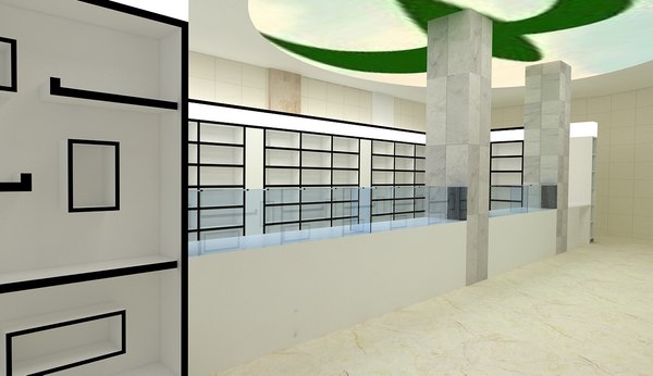 3D shelf cupboard - TurboSquid 1427648