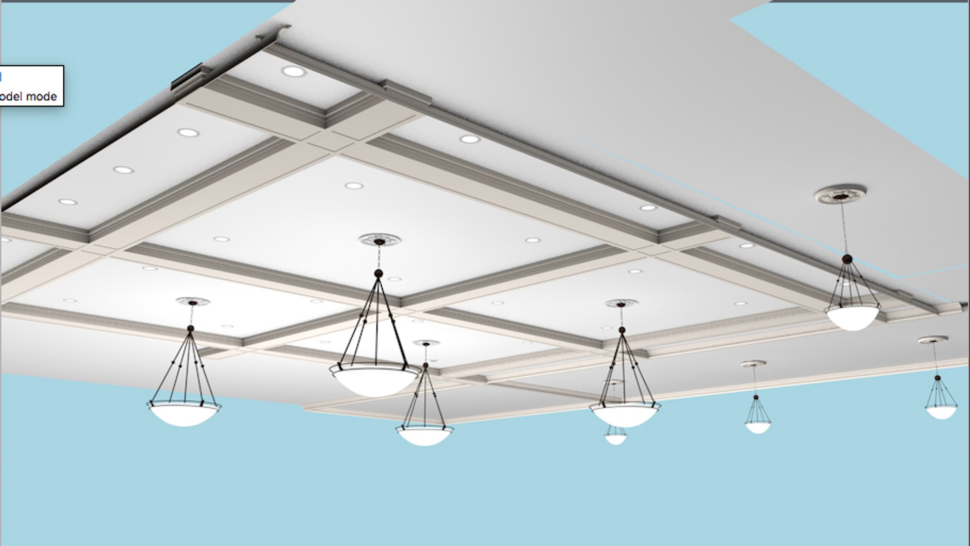 Ceiling 3D Model - TurboSquid 1363222