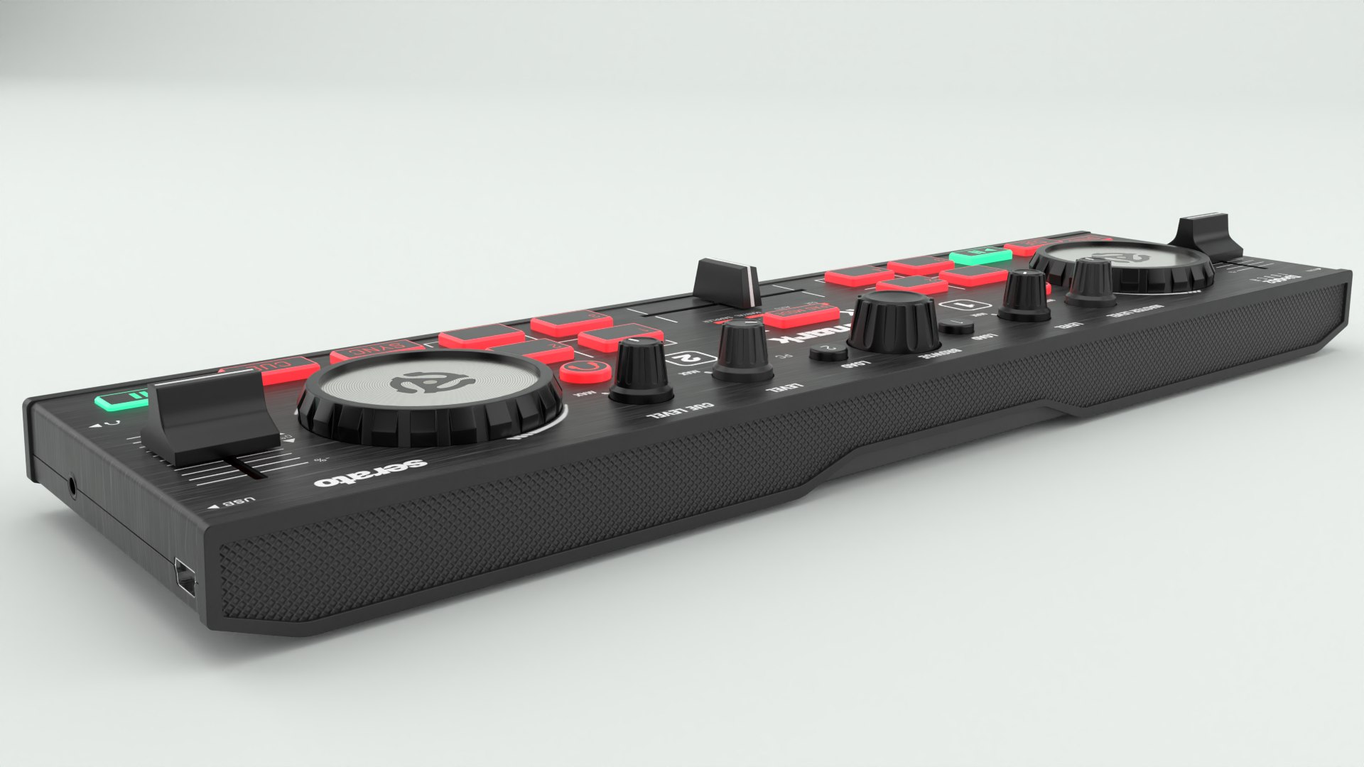 3D Pocket DJ Controller Numark DJ2GO2 Touch - TurboSquid 2097153