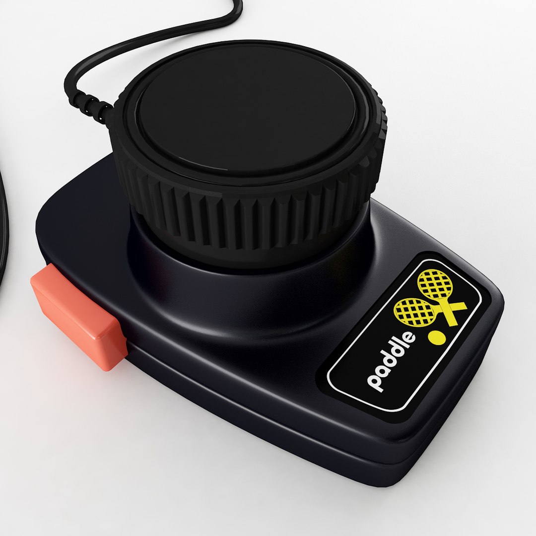 3D Atari Paddle Controller Model - TurboSquid 1301566